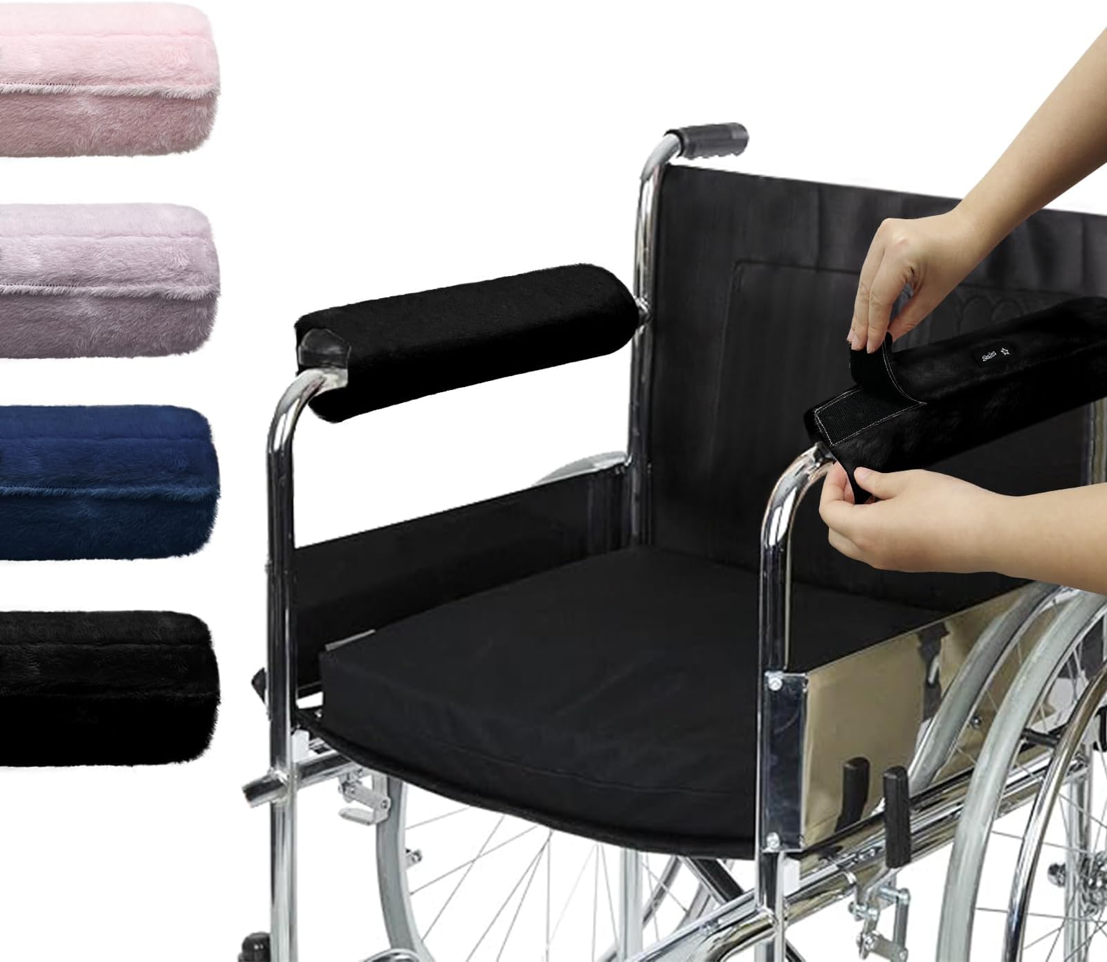 Amazon.com: Vive Wheelchair Armrest Pads (2 Pieces) - Easy Clean Arm ...