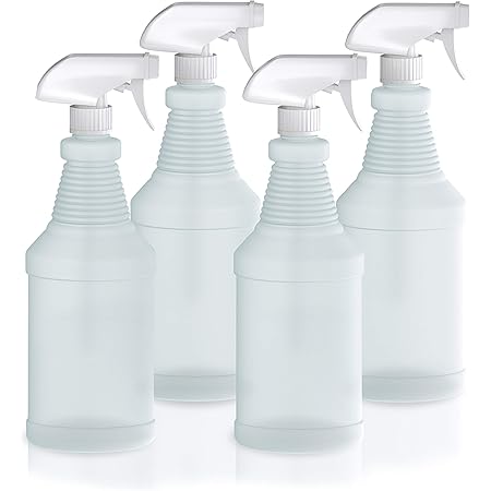 Amazon.com: 32-Ounce Amber Glass Spray Bottles w/Heavy Duty Mist ...