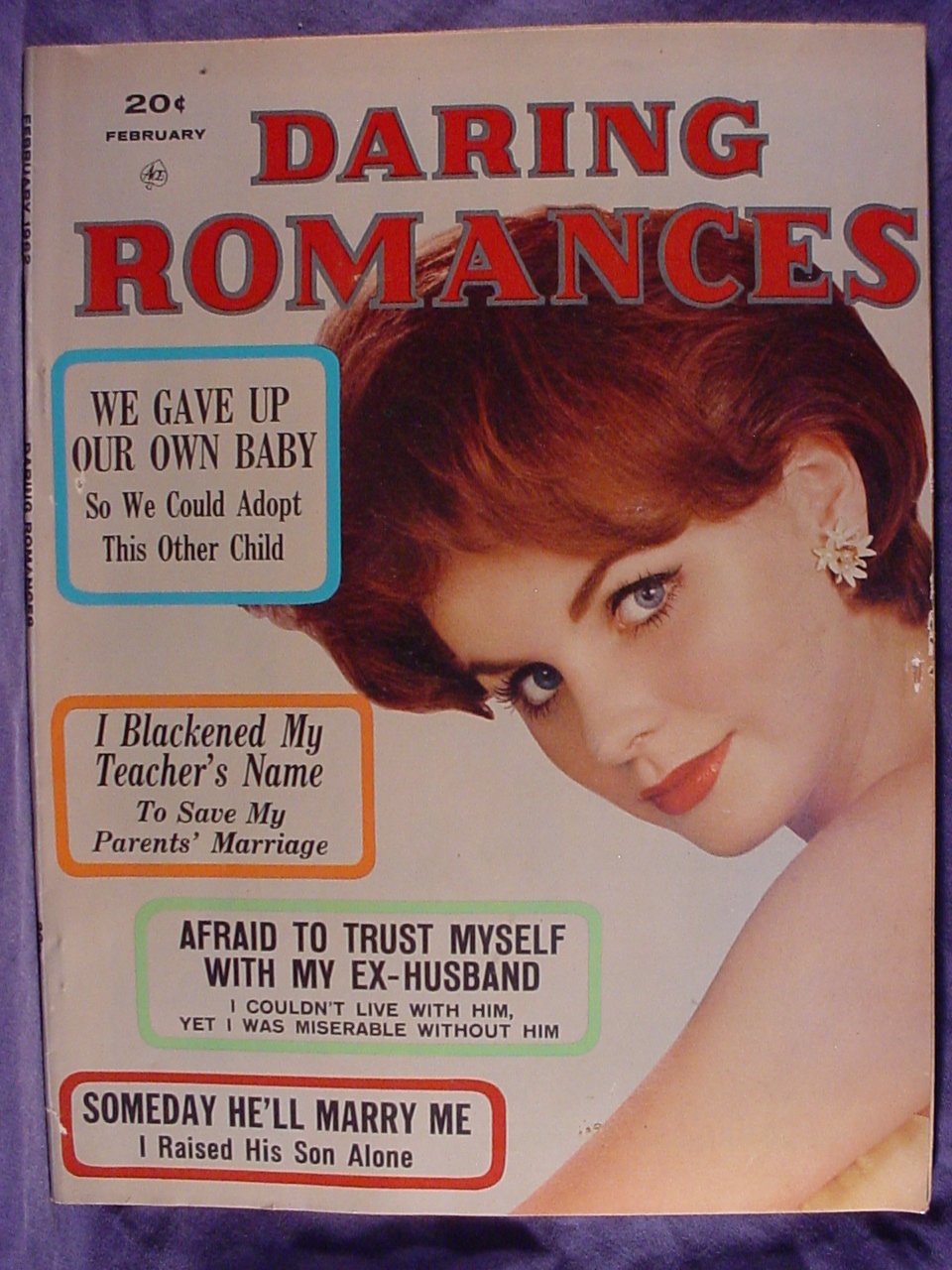 Daring Romances Magazine February 1962 Near Mint Original Issue ...