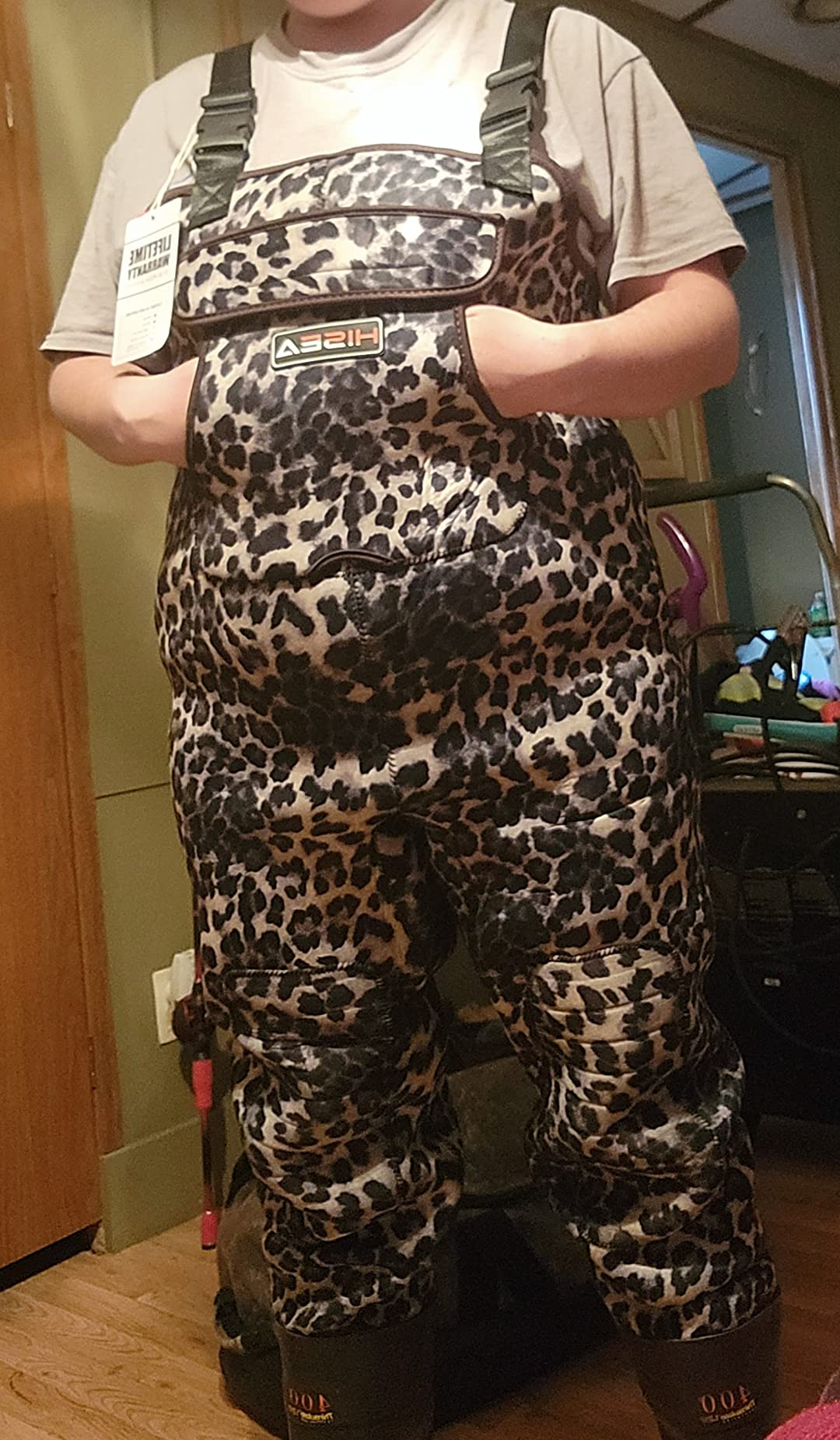 $17/mo - Finance HISEA Neoprene Chest Waders Leopard Print Duck Hunting ...