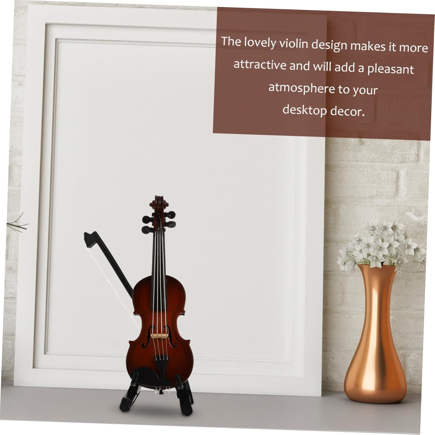 1 Set Violin Model Models Ornament Decor Dollhouse Violin Mini Musical ...