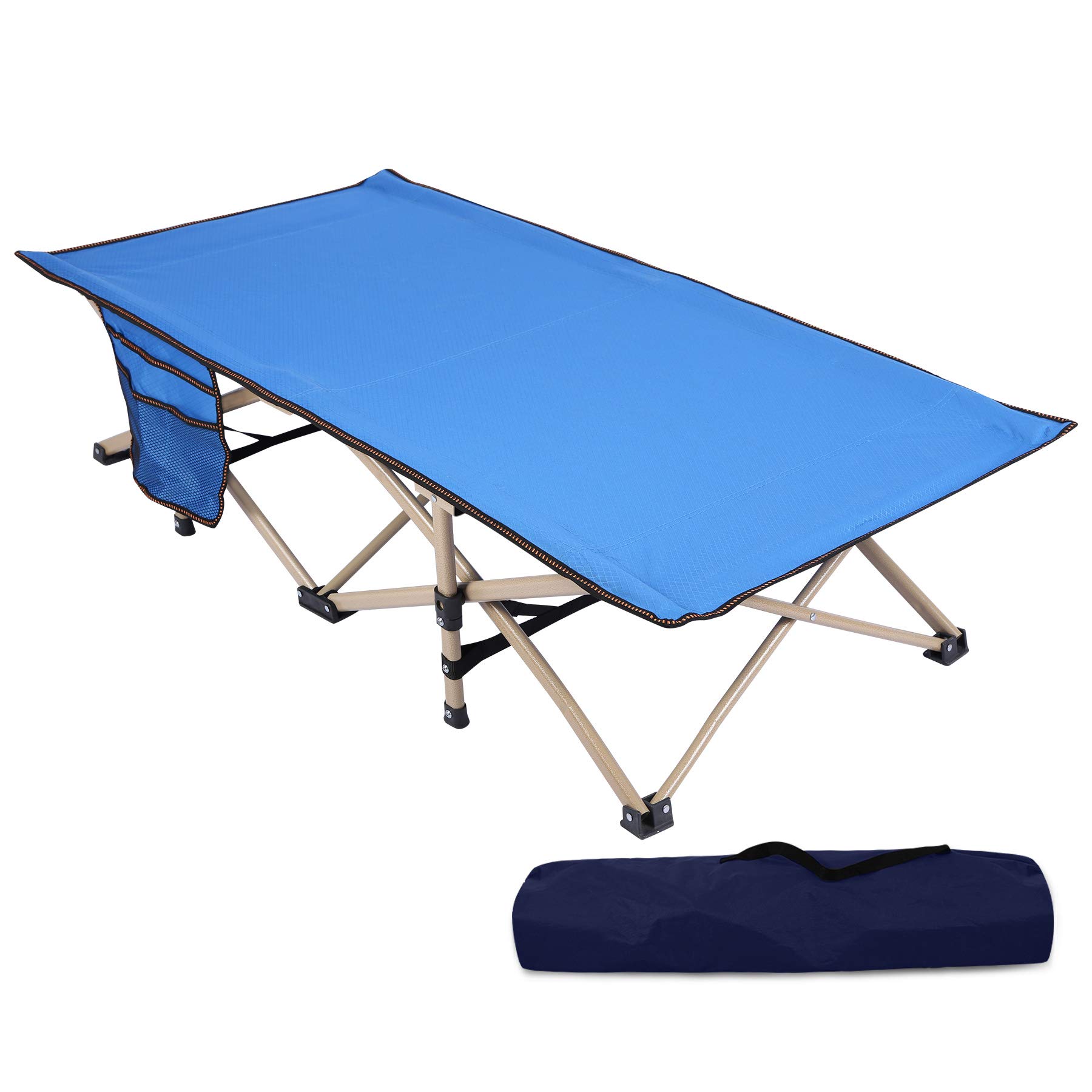 Snapklik REDCAMP Extra Long Kids Cot For Sleeping 2 7 Years Snapklik REDCAMP Extra Long Kids Cot For Sleeping 2 7 Years