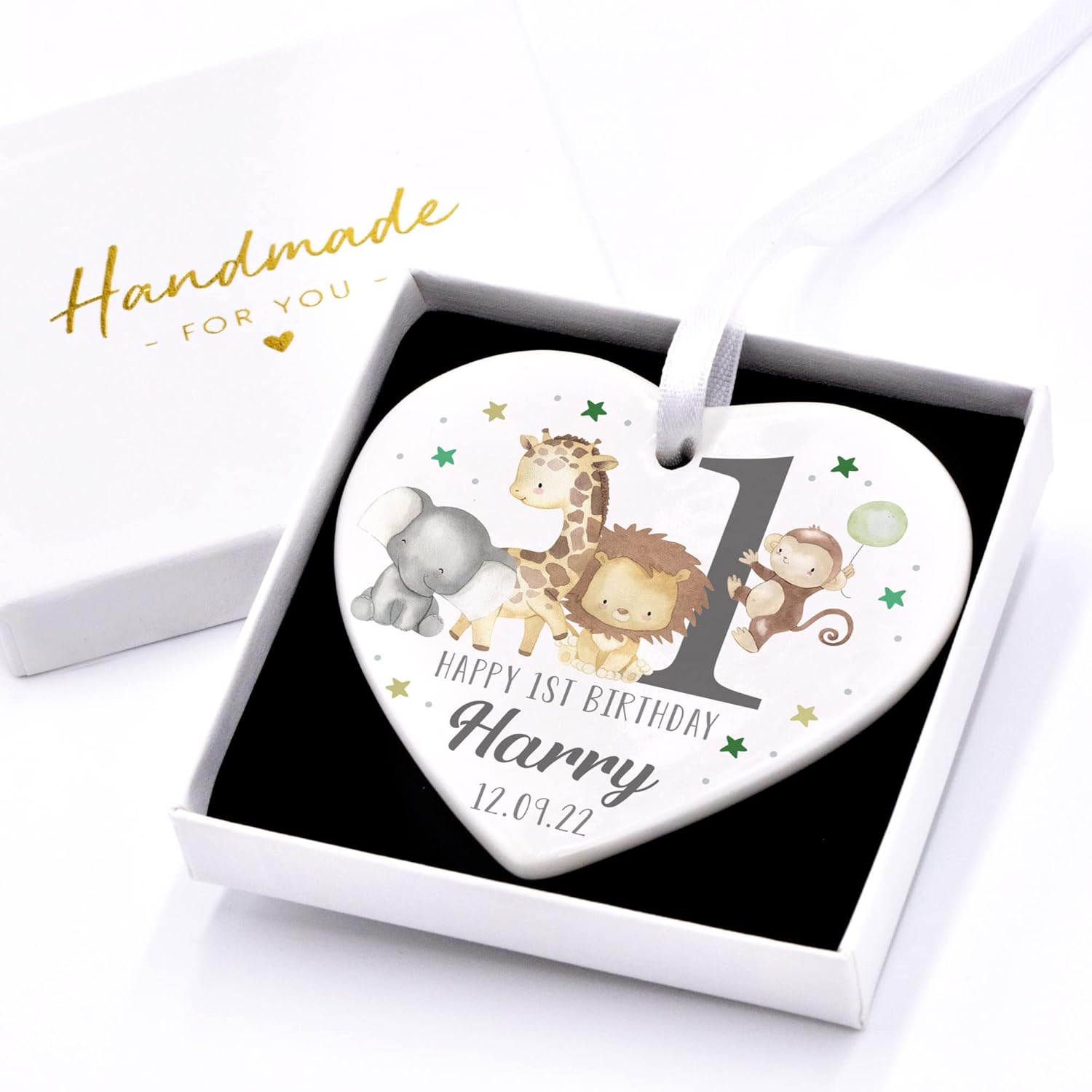 Beecreative Personalised 1st Birthday Gift For Boy, First Birthday ...