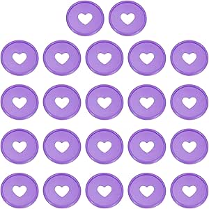 Amazon.com : PATIKIL 35mm 1-1/2" Purple Plastic Round Book Binding ...