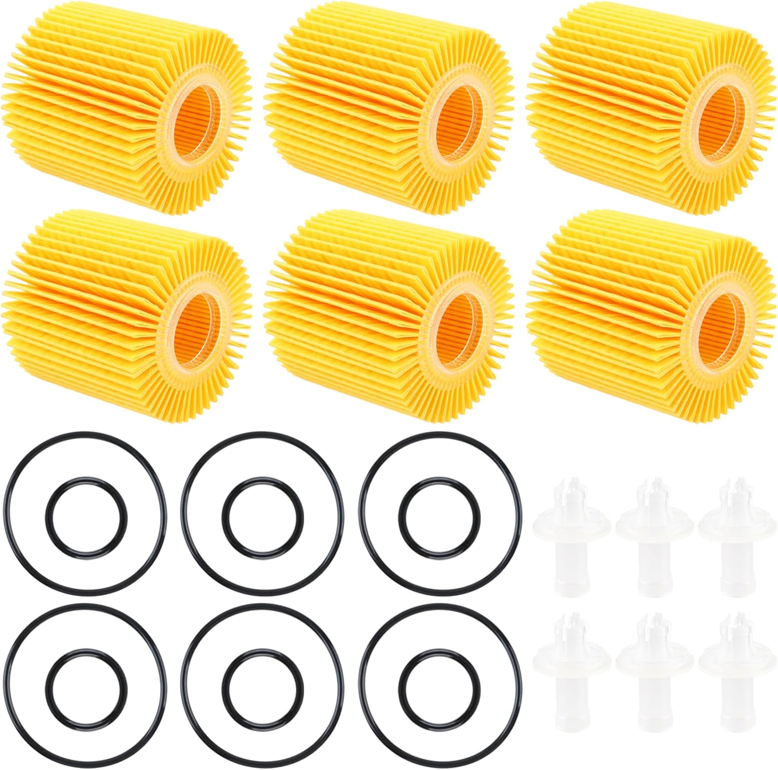 Amazon.com: 10 Pack，Pack of 10 Engine Oil Filter Compatible with Toyota ...