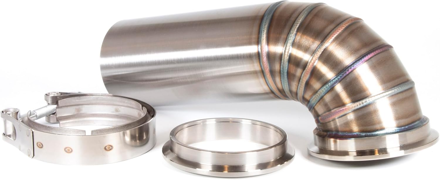 Amazon.com: Tigtonic Welded Pie Cuts V-Band Pipe 304 Stainless 16 Gauge ...