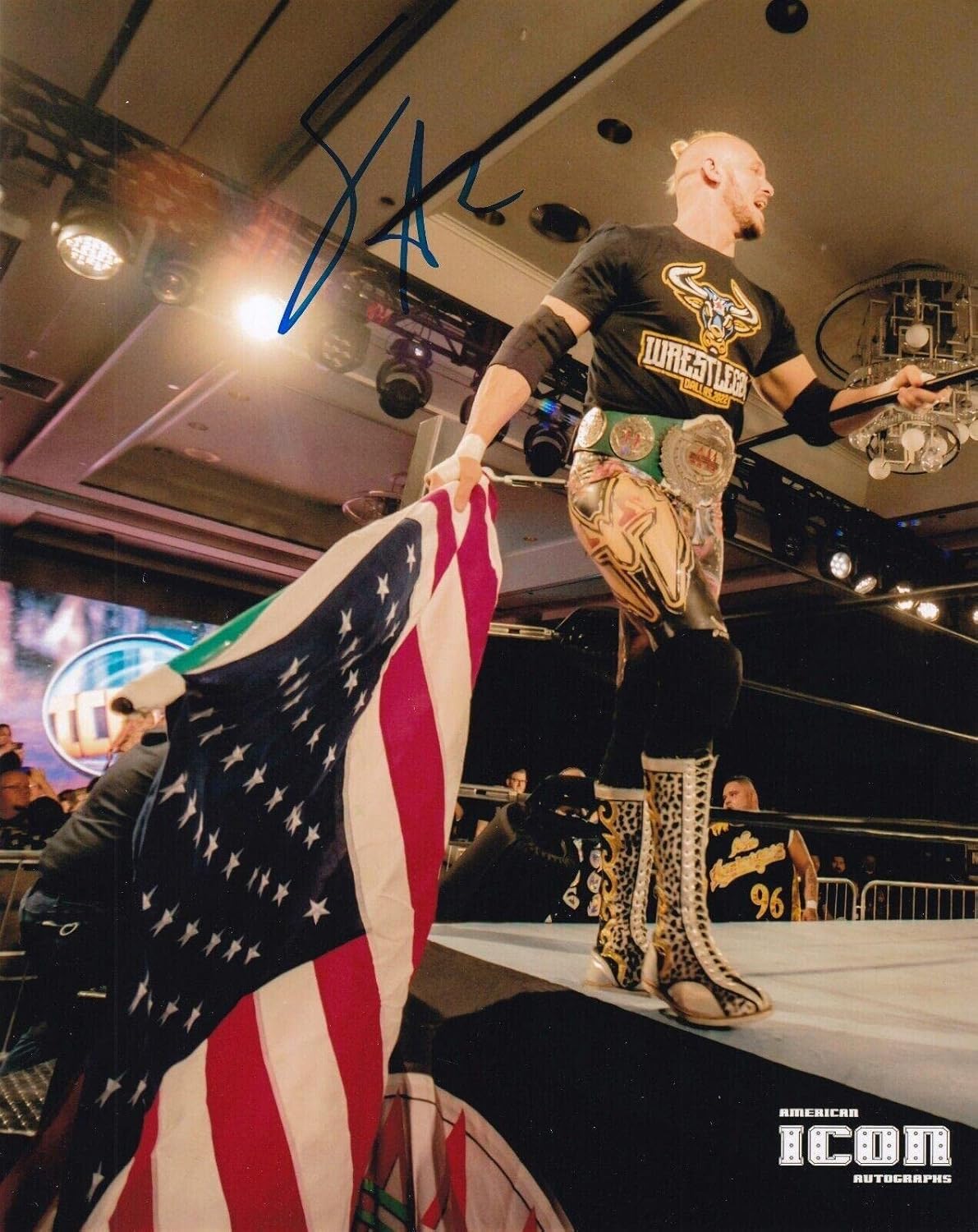 Sam Adonis Signed 8x10 Photo MLW CMLL Lucha Libre AAA All Japan Pro ...