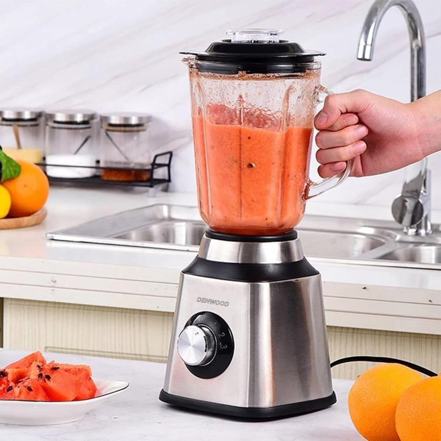 Denwood Food Processor Blender Smoothie Maker Mixer Spice Coffee ...