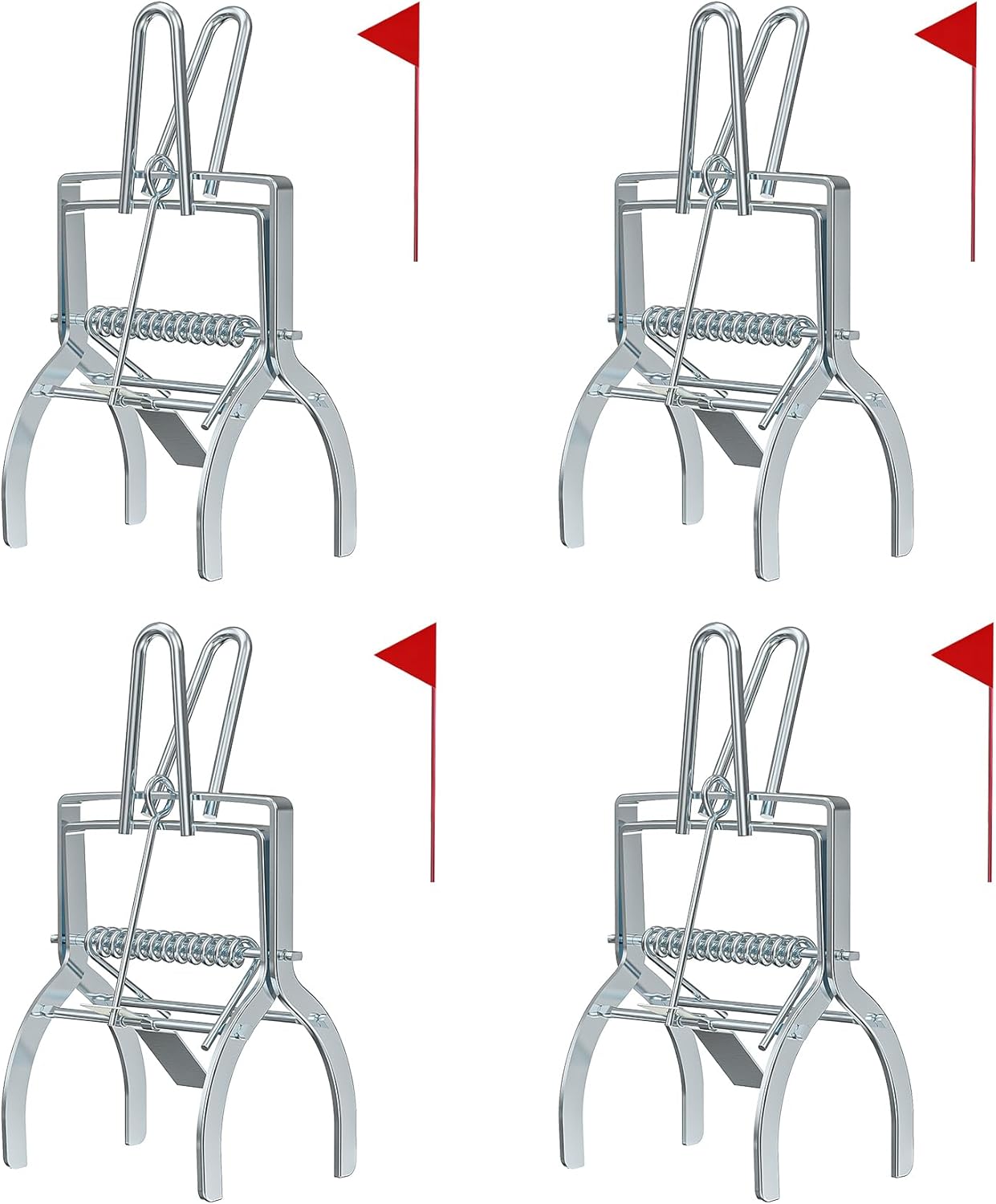 Amazon.com : 4 Pack Mole Traps That Kill Best, Mole Trap Easy to Set ...