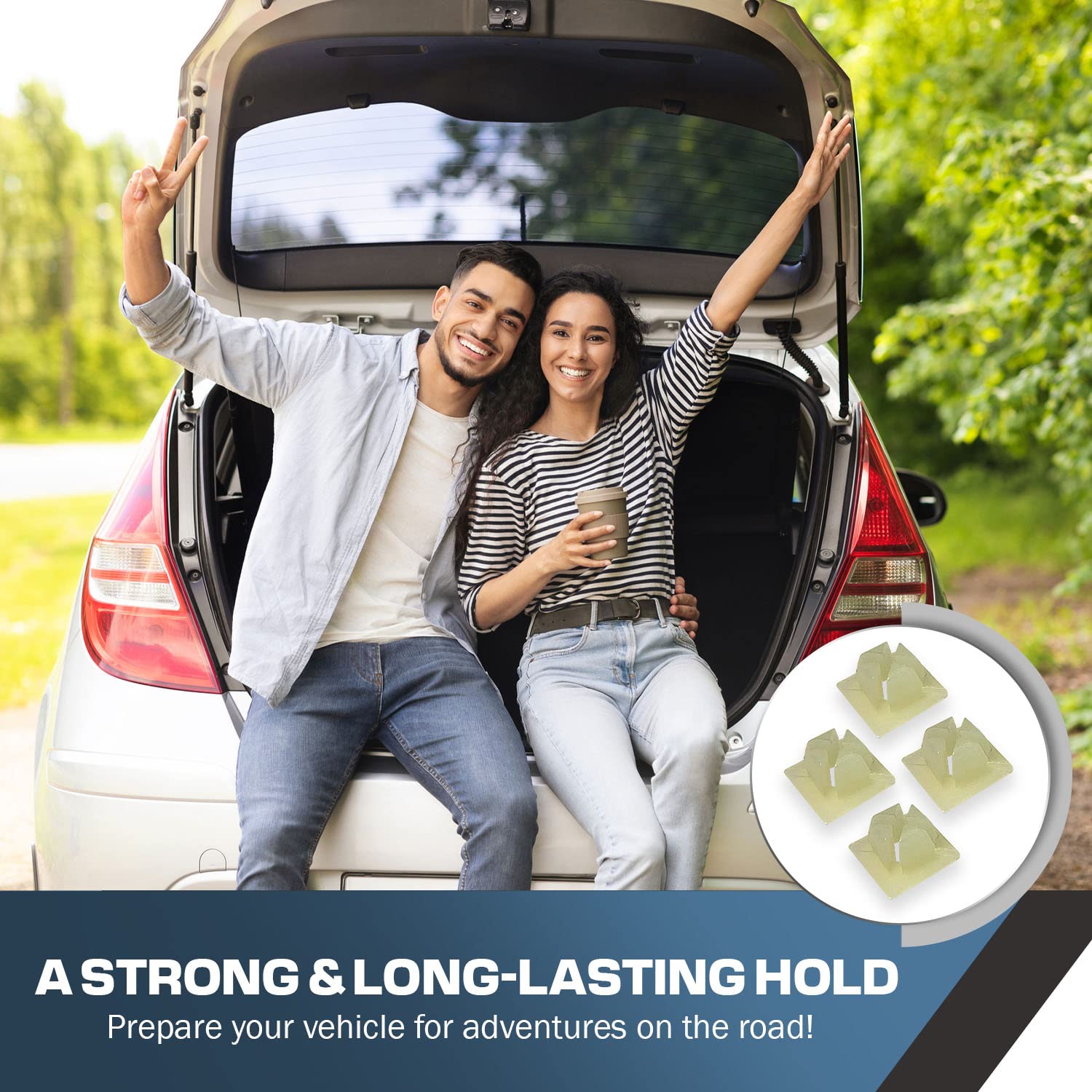 Snapklik.com : License Plate Screw Inserts Set Of 4 Nylon Retaining ...