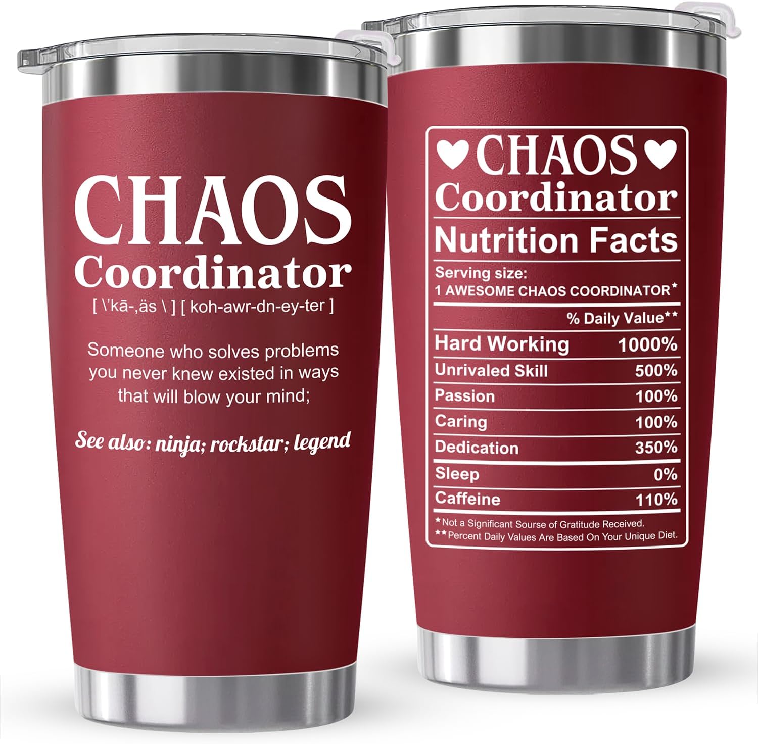 Amazon.com | ZAGKOO Chaos Coordinator Gifts for Women - Thank You Gifts ...