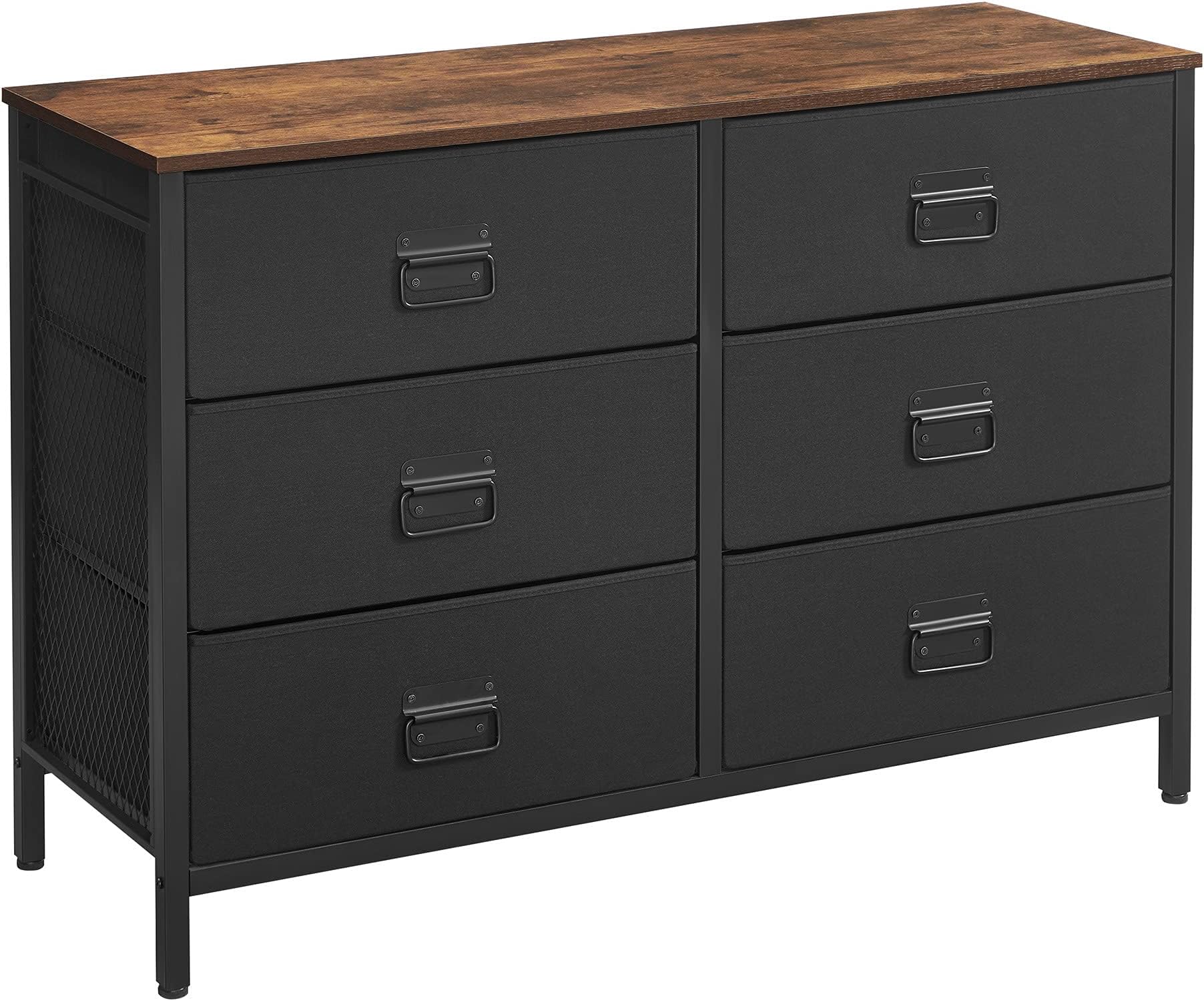 Amazon.com: 4D Concepts Urban DRAWER, Natural distressed wood/Black ...