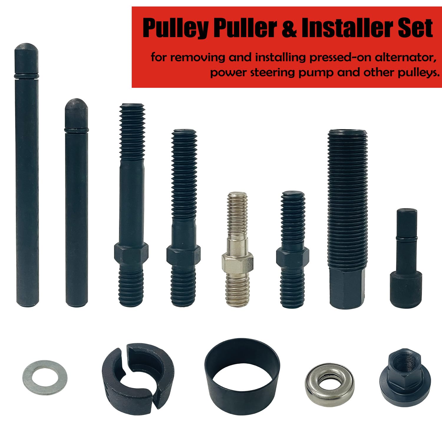 Snapklik.com : Power Steering Pulley Puller And Installer Kit ...
