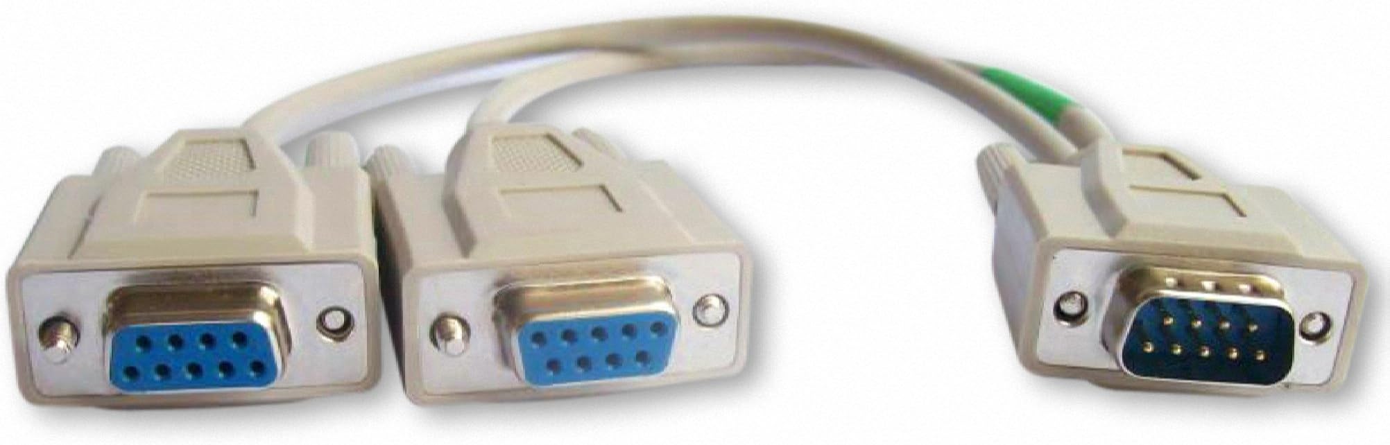 Amazon.com: SF Cable: DB9 Male to 2 Female Serial Rs232 Splitter Cable ...