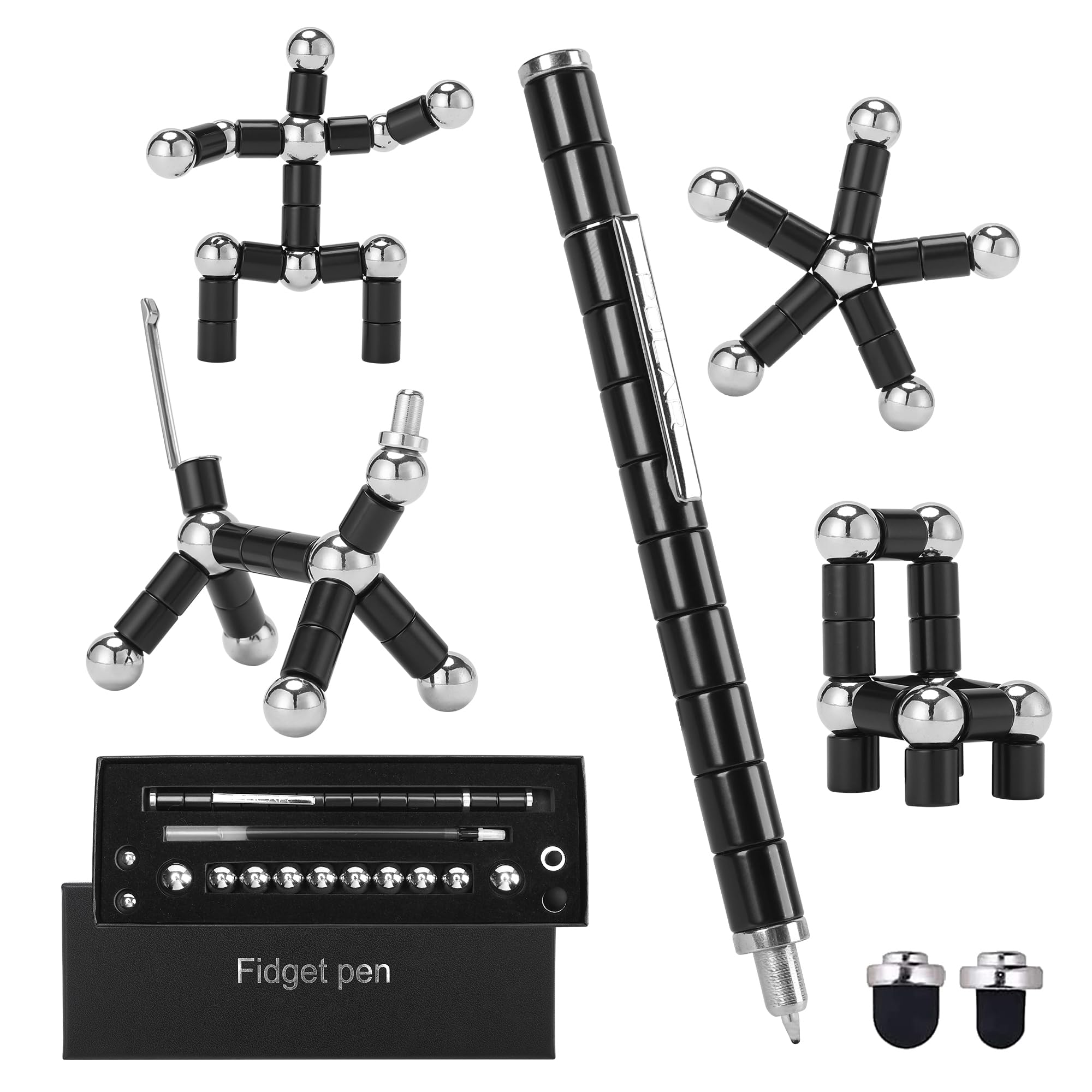 Amazon.com: Fidget Pen,Magnetic Pen， Decompression Magnetic Fidget Toy ...