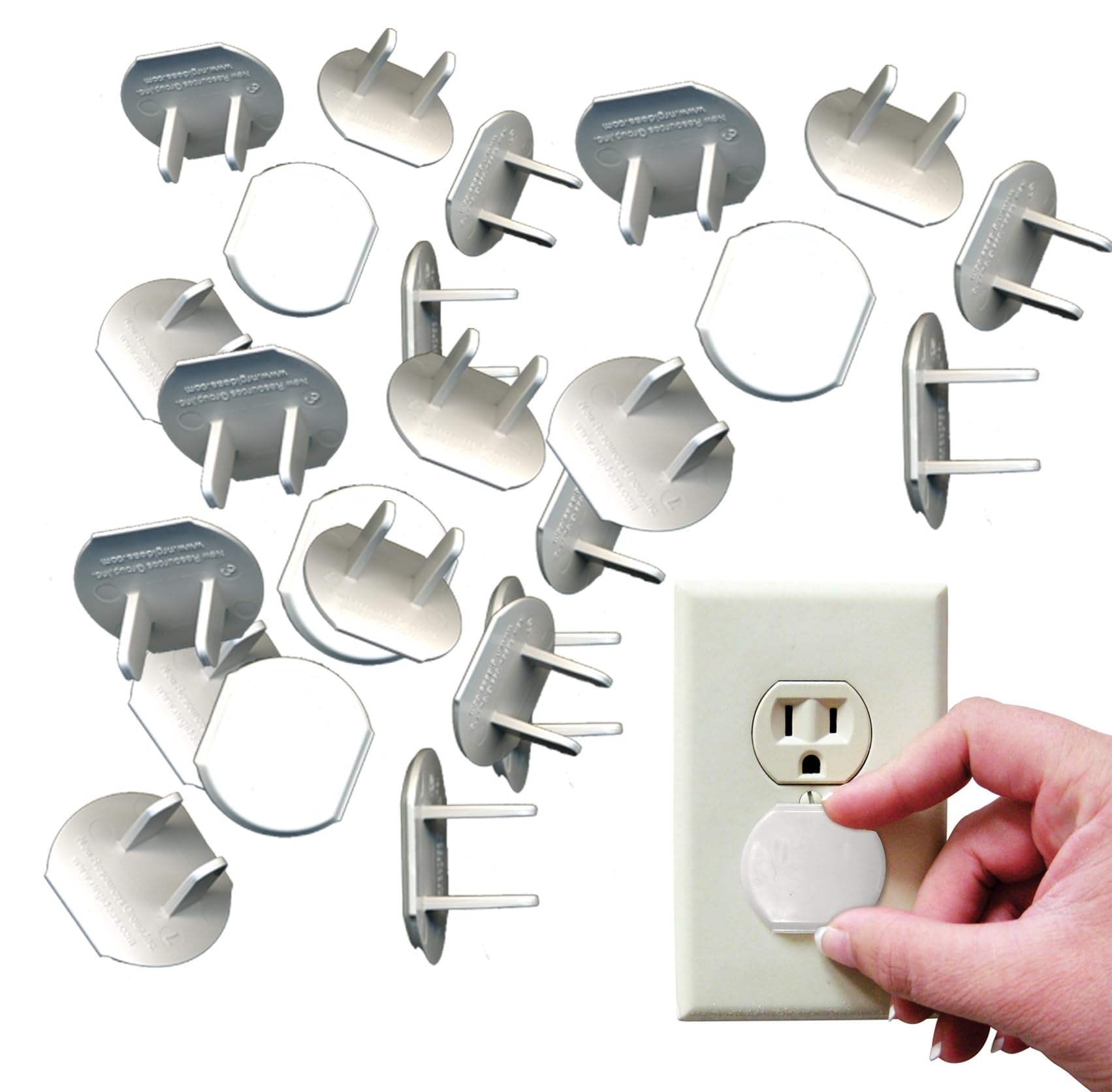 Amazon.com: Electrical Outlet Safety Caps For Childproofing/Baby Cover ...
