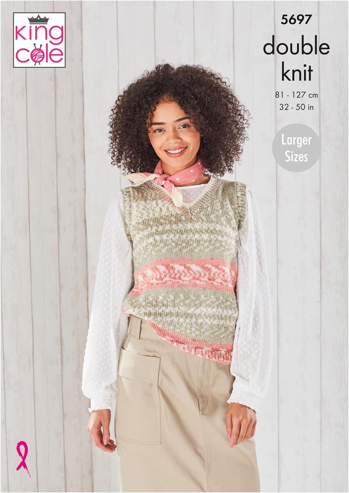 King Cole 4840 Knitting Pattern Womens Slipover and Sweater in King ...