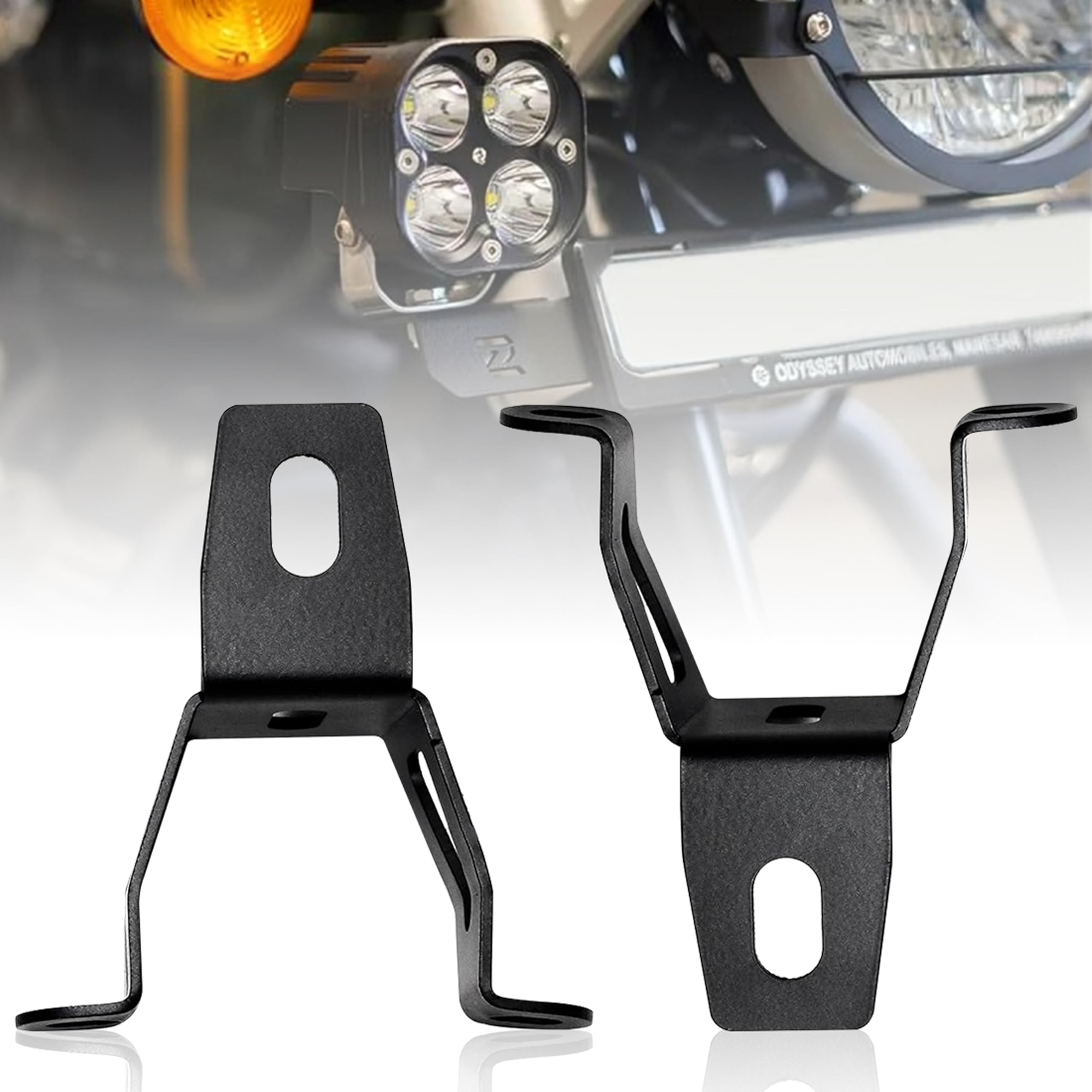 MIKANIX Motorcycle Fog Light Clamp / Fog Light Holder Mounting Bracket ...