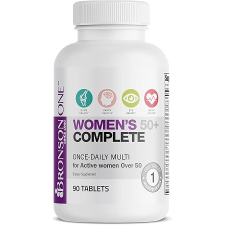 Amazon.com: Bronson ONE Daily Women’s 50+ Complete Multivitamin ...
