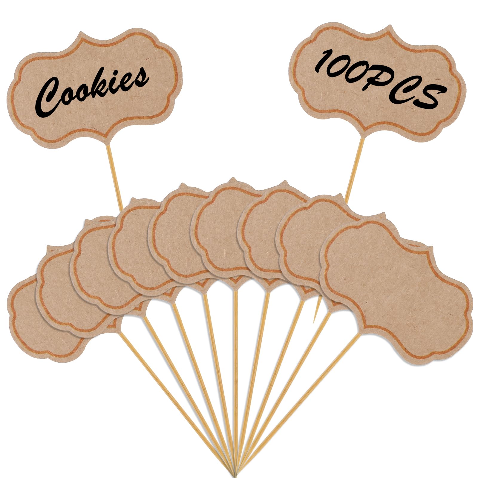 Amazon.com: 100 Pcs Mini Chalkboard Signs for Food Toothpick Flags Food ...