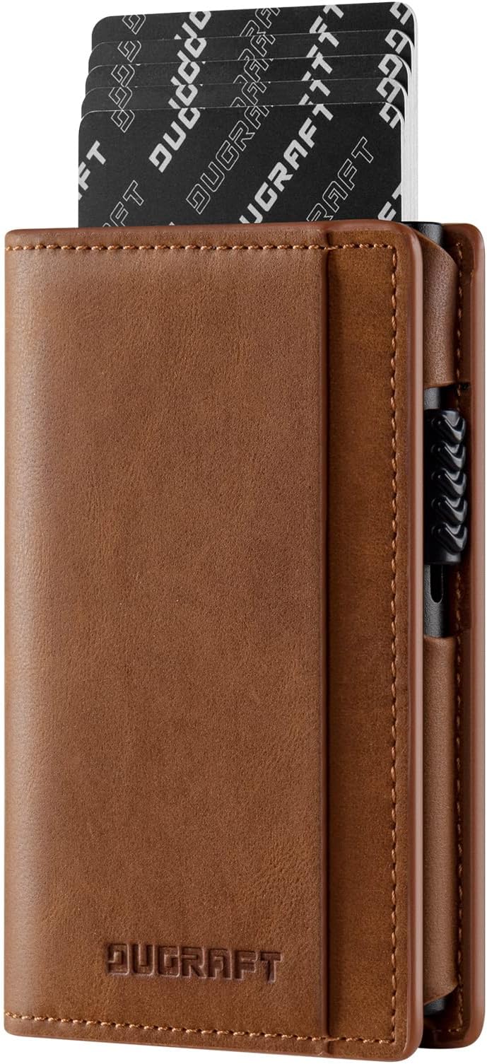 Amazon.com: SparkMark Slim Pop Up Wallets for Men & Women - RFID ...