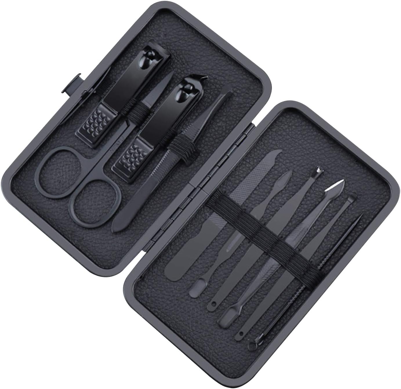 Amazon.com: dsfen 10PCS Mani Set with Case Pedi Set Nail Stainless ...