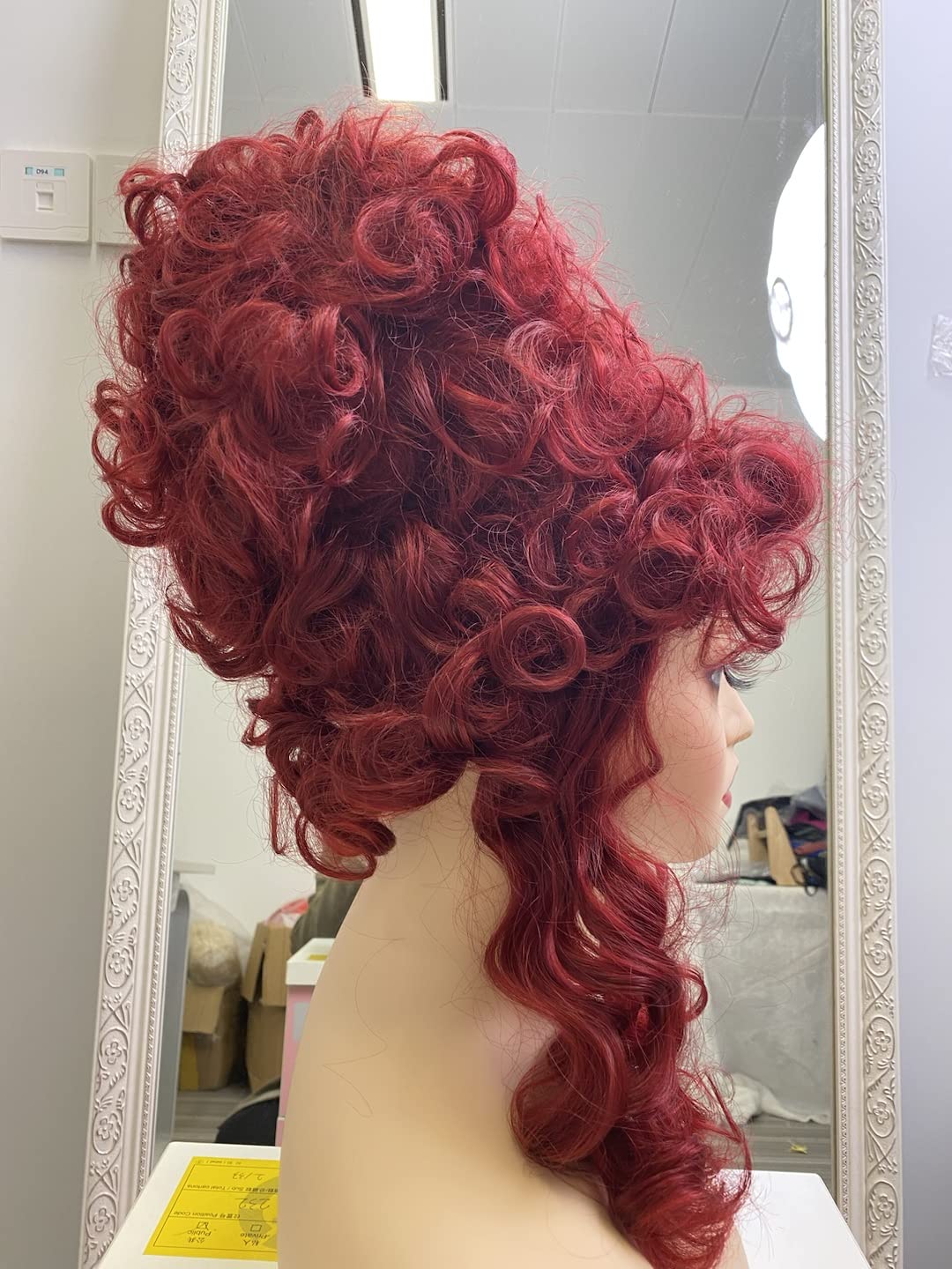 Snapklik.com : Queen Curly Vintage Wig For Women Cosplay Role Play Middle Part 8 Inch Medium ...