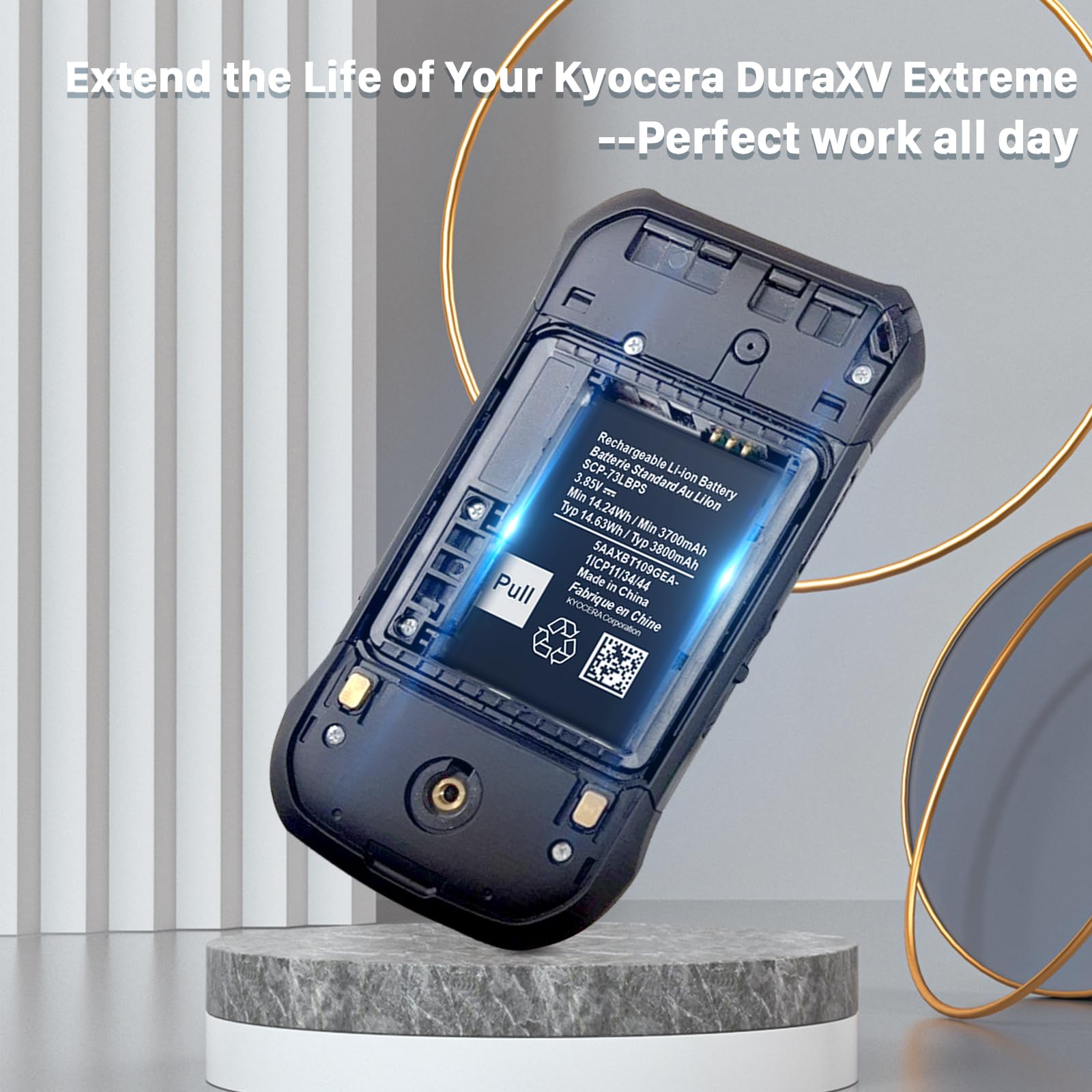 Snapklik.com : SCP-73LBPS Battery, 2025 New Upgrade 3800mAh Ultra High Capacity Li-ion ...