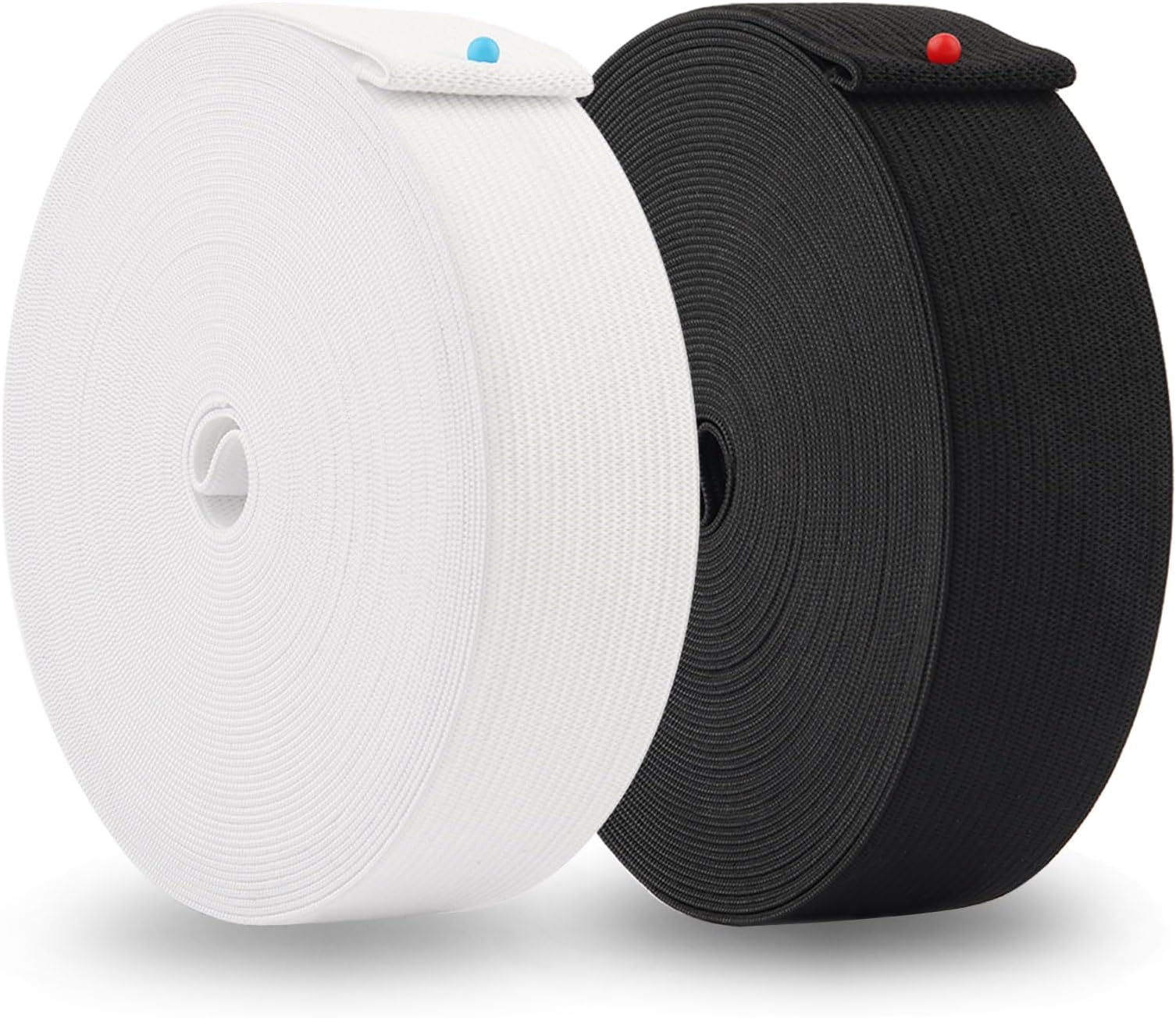 Gummiband 30mm Weiß Schwarz, 2 Stück 10 Meter Hosengummi 3cm Breit ...