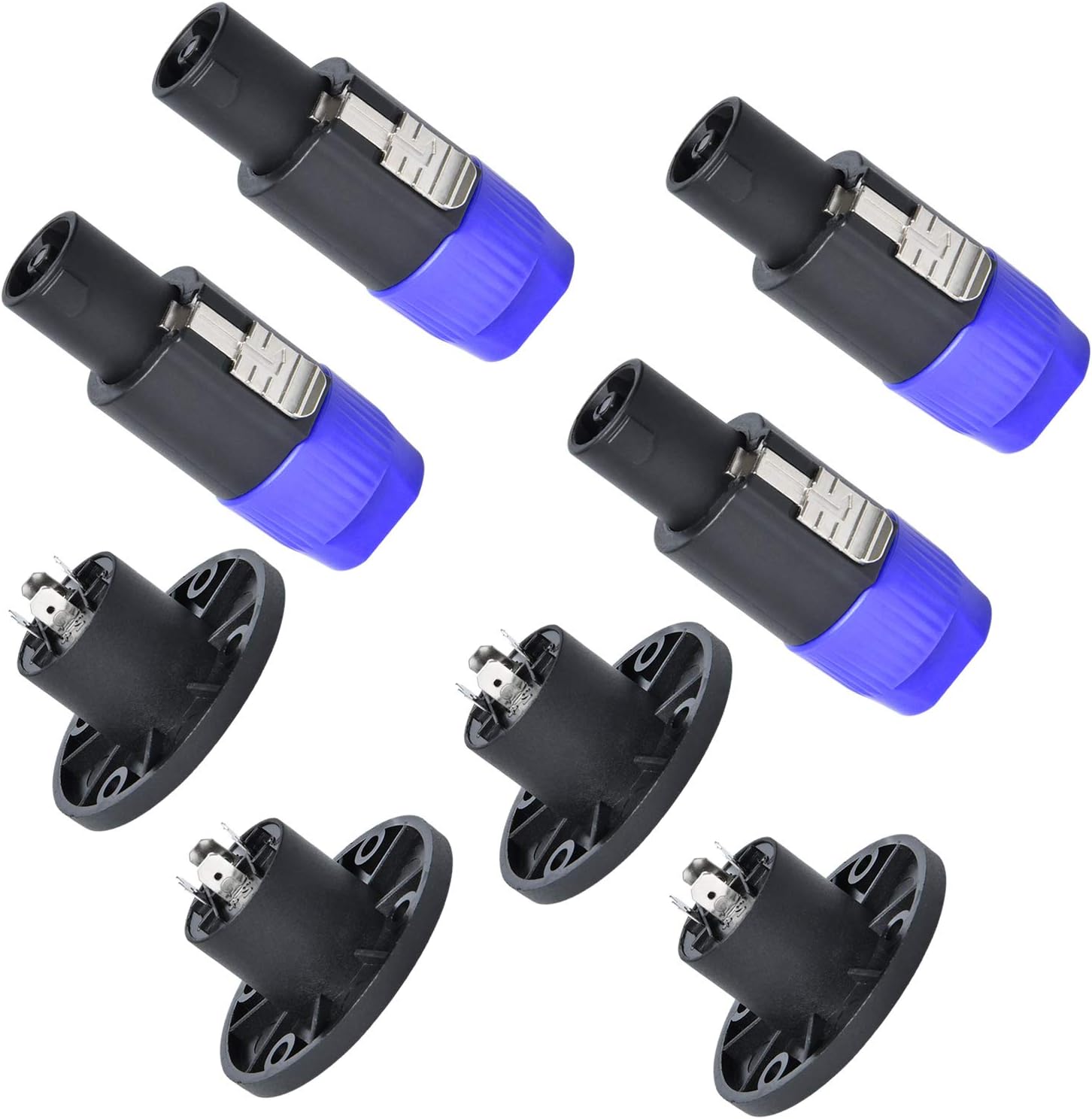 Amazon.com: Seismic Audio - Speakon Panel Mount Connector - 8 Pole ...