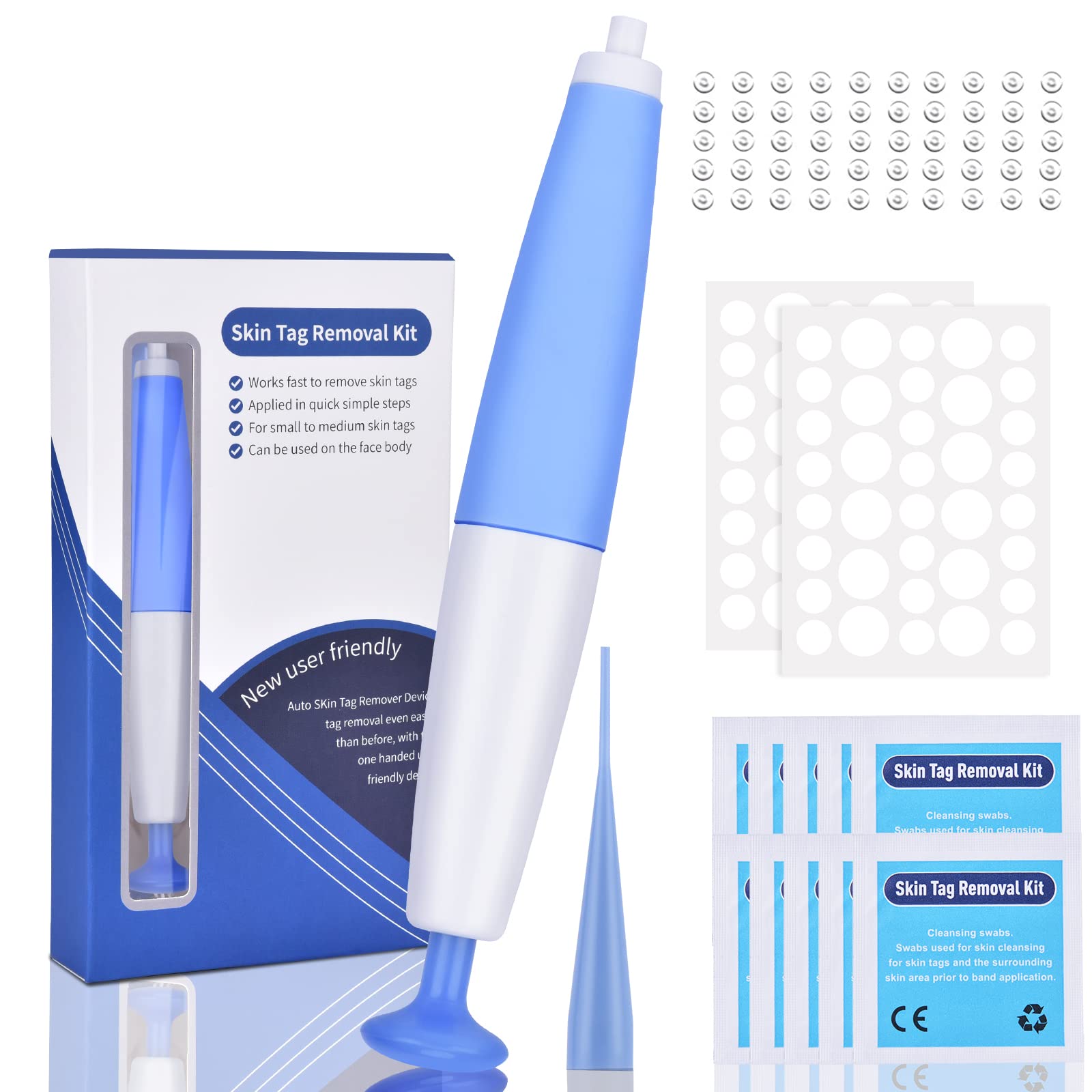 Buy Skin Tag Removal Kit For Sized 2-5MM Wart Skin Tags Pen Safe Pain ...