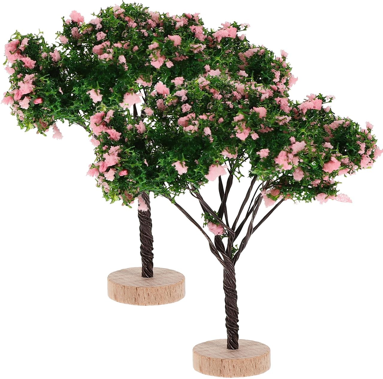 Amazon.com: VINTORKY 2 Pack Miniature Landscape Trees Realistic Mini ...