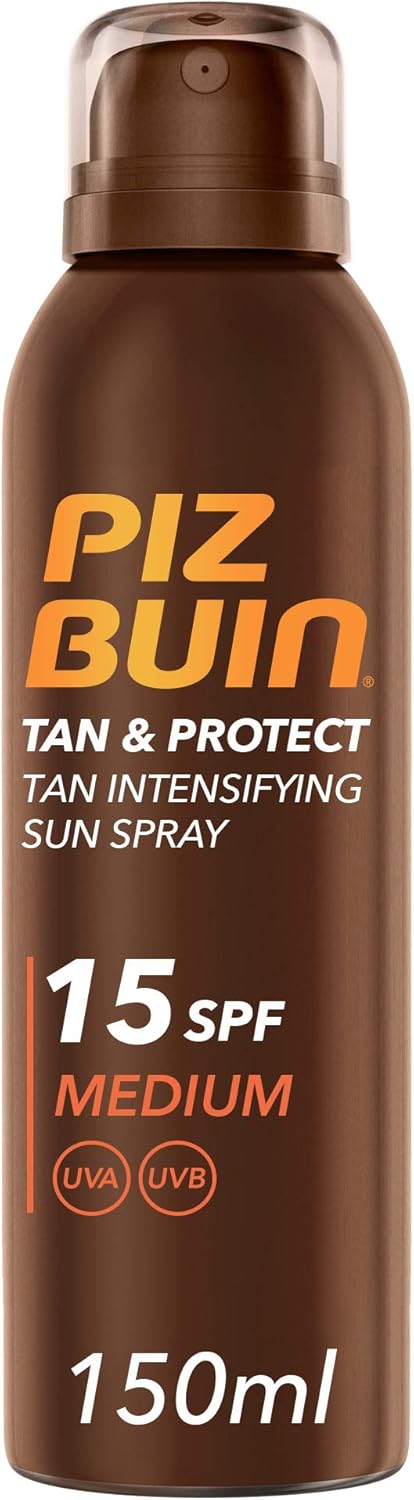 Piz Buin Tan and Protect Intensifying Sun Spray SPF 15, 150ml : Amazon ...