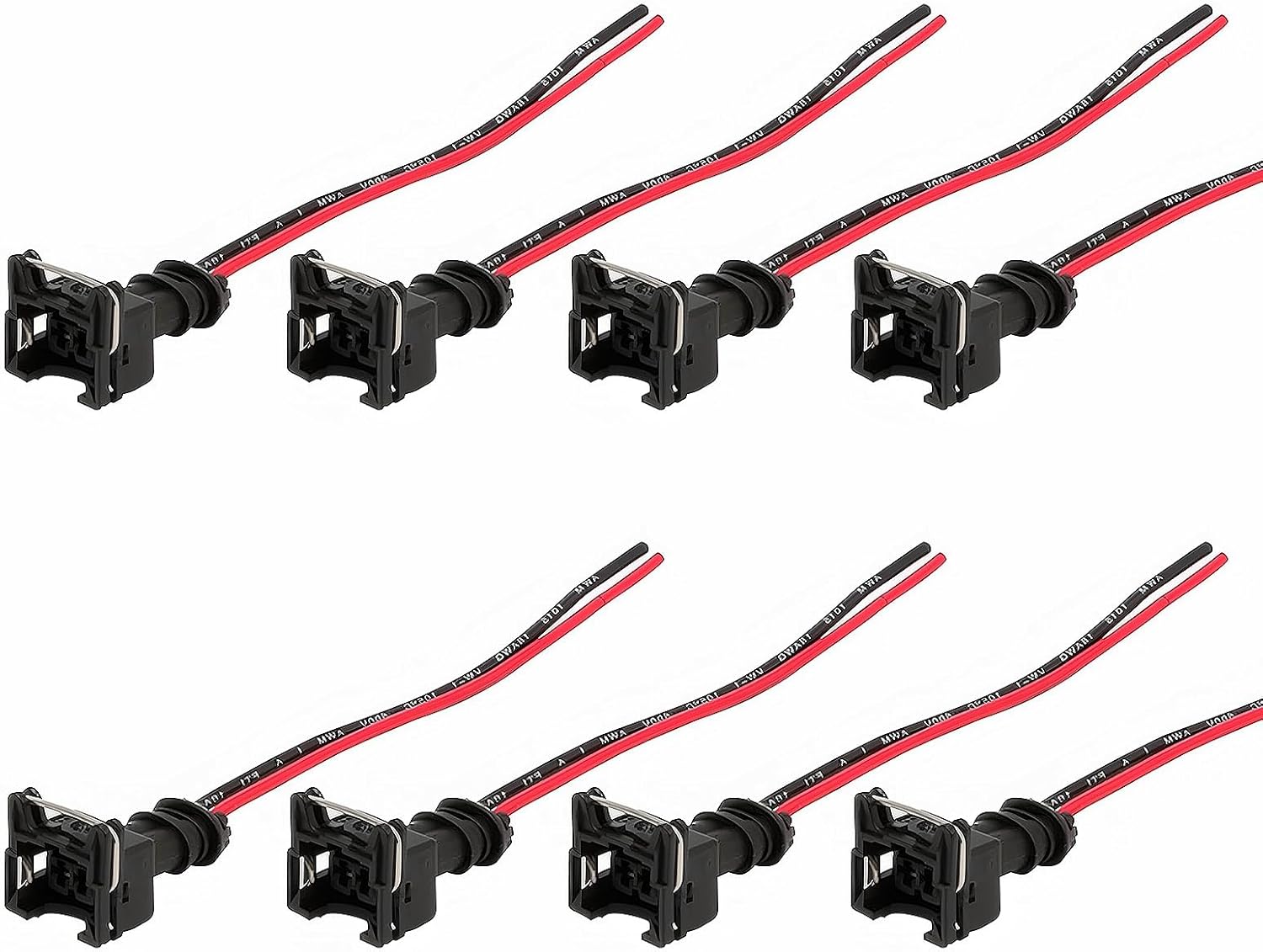 Amazon.com: Fiknonk 8 PCS Fuel Injector Connector, Fuel Injector Wiring ...