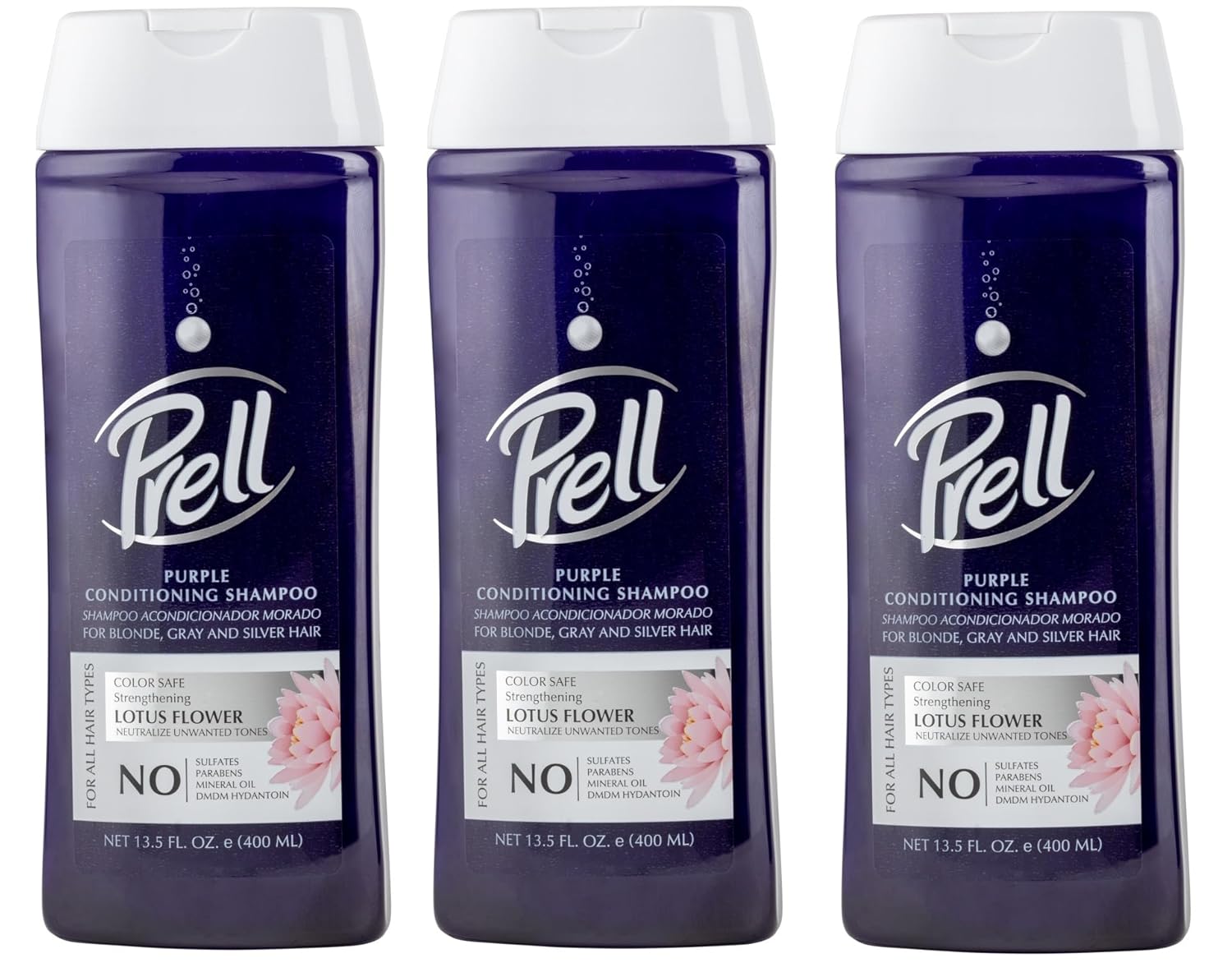 Amazon.com : Prell Lotus Flower Color Safe Strengthening Purple ...