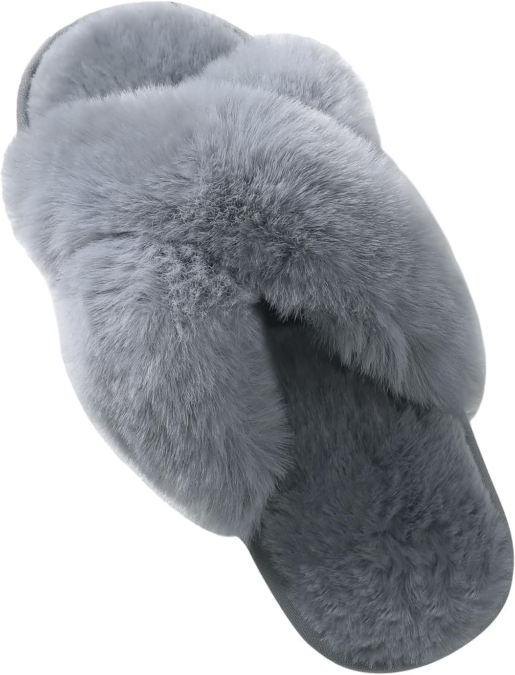Amazon.com | HUXMEYSON Womens Slippers Fuzzy House Slippers, Cozy ...