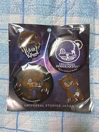 Amazon.co.jp: USJ Uniba Hamikuma Pins Badge Set : Toys & Games