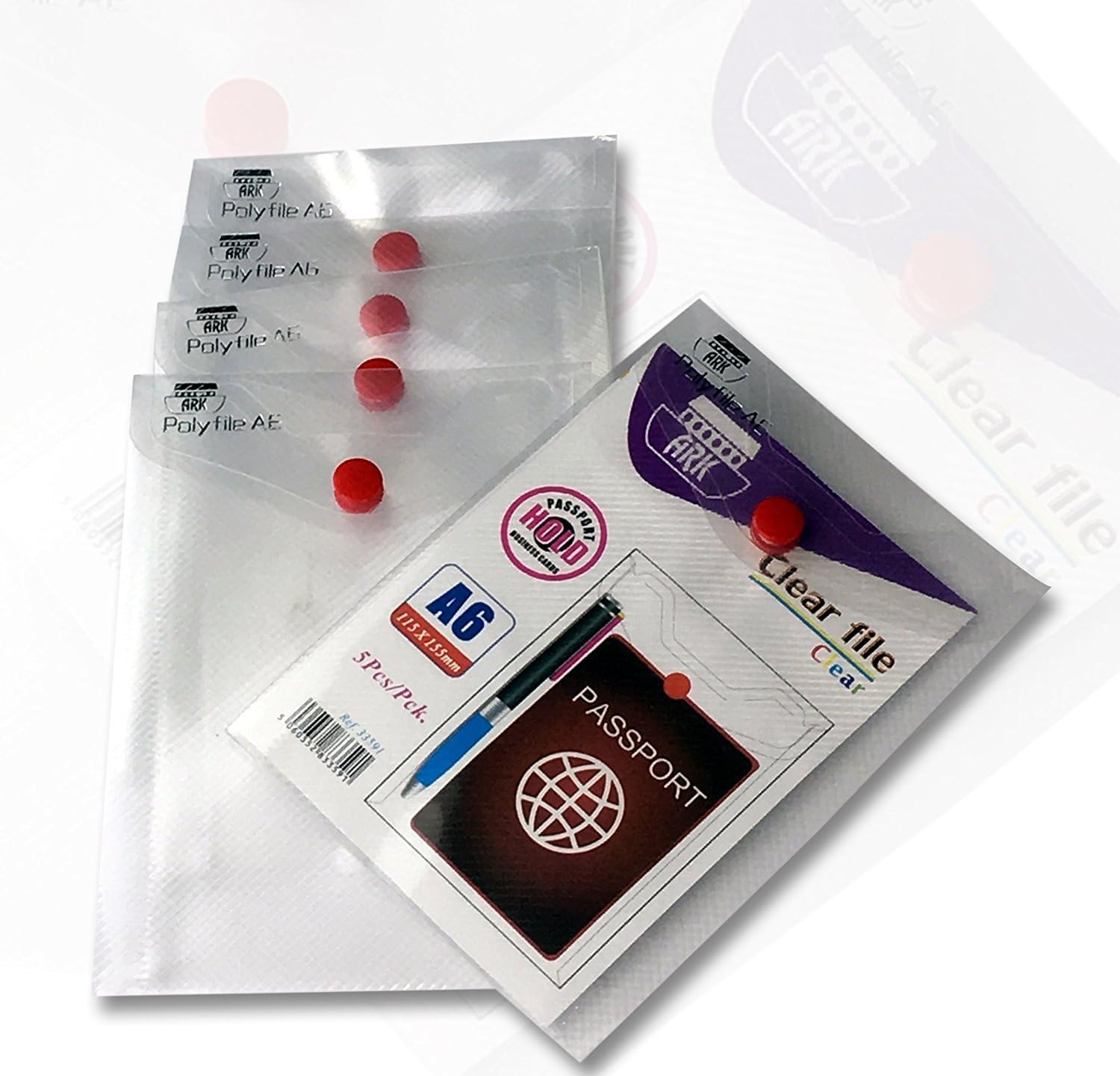 Snopake Polyfile P - A6 Clear Transparent: Amazon.co.uk: Stationery ...