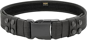Amazon.com: TACNEX Duty Belt 2" Nylon Utility Work Belt w/ 4 Keepers for Police Law Enforcement ...