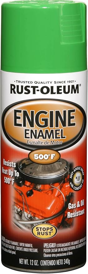 12 Oz Grabber Green Engine Enamel Spray Paint 248951 [Set of 6 ...