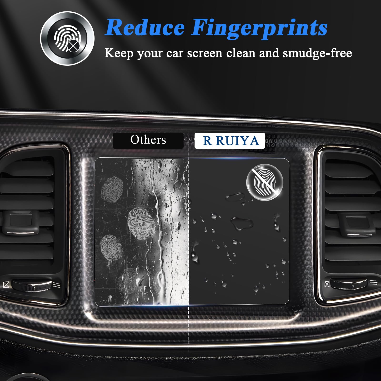 Buy R RUIYA 2023 Dodge Challenger Screen Protector for 2015-2023 Dodge Challenger R/T Scat Pack ...