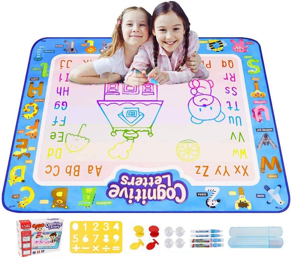 Aqua Magic Doodle Mat 40x 32 inches,Large Water Drawing Doodling Mat ...