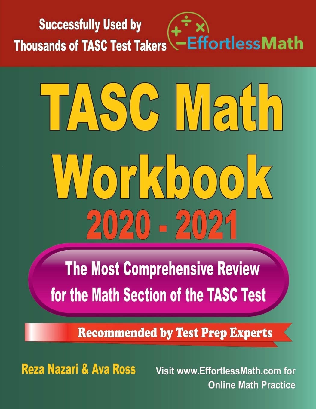TASC Math Workbook 2020 - 2021: The Most Comprehensive Review for the ...