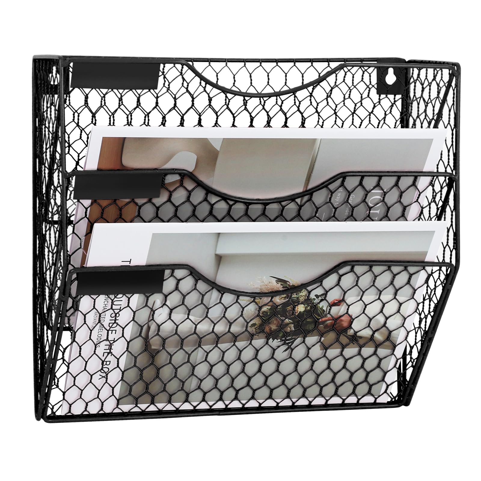 Snapklik.com : EASEPRES Mail Organizer Wall Mount Hanging File Holder ...