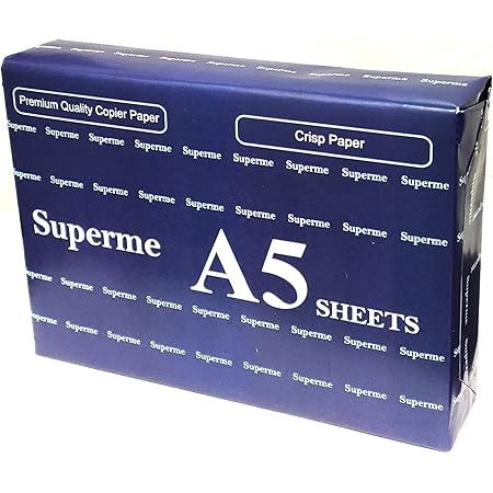 Superme A5 Copier Paper |Not A4 Size |, Multipurpose Printer Paper, 200 ...