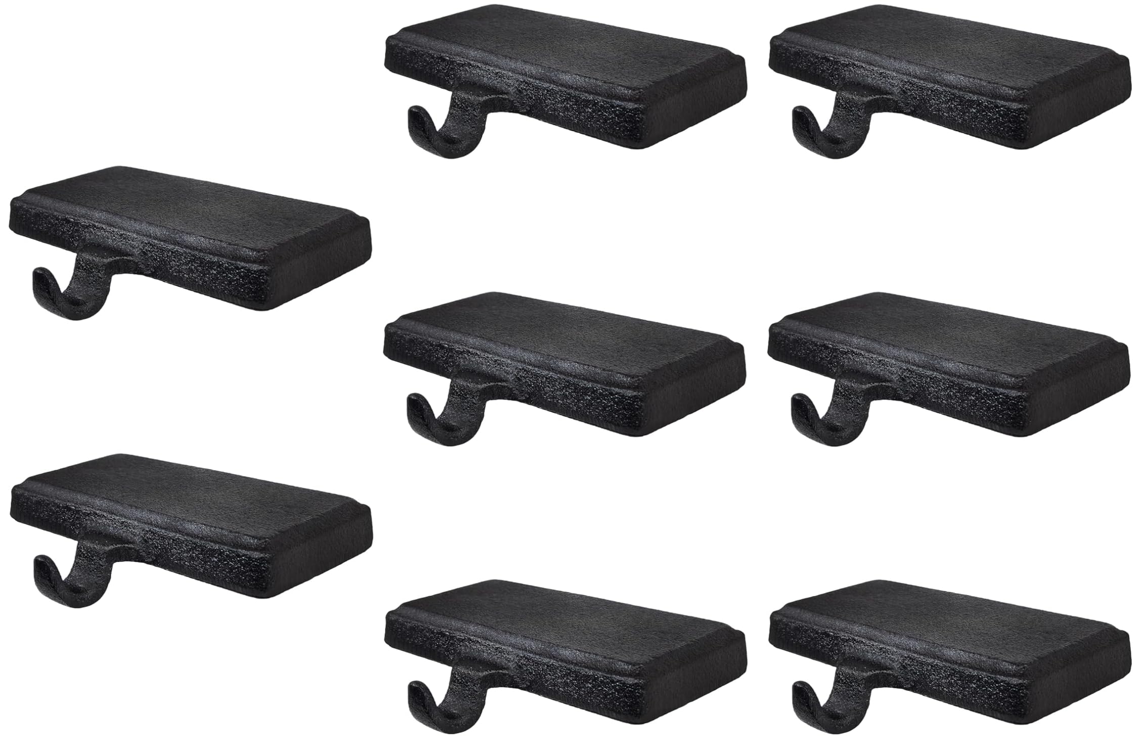 Snapklik.com : Lulu Decor Black Christmas Stocking Holders For Mantle ...