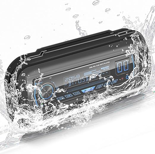 Amazon.com: Water Resistant Marine Radio Cover - Boat Stereo Splash ...