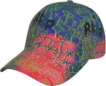 Graffiti Cap Funny Baseball Cap Graffiti Sun Hat Adjustable Cap Funny ...