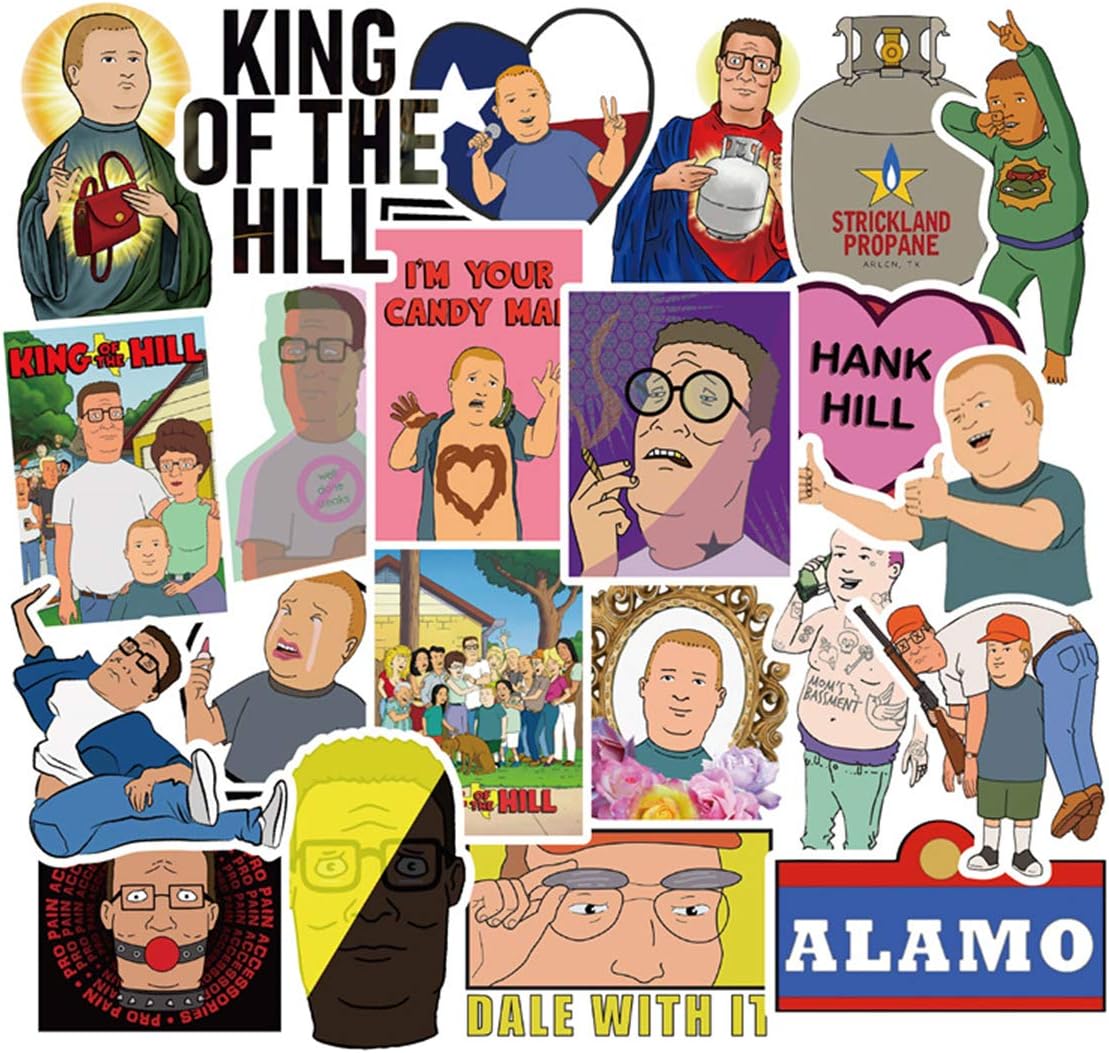 Amazon.com: King of The Hill Stickers 50Pcs, American Cartoon TV Series ...