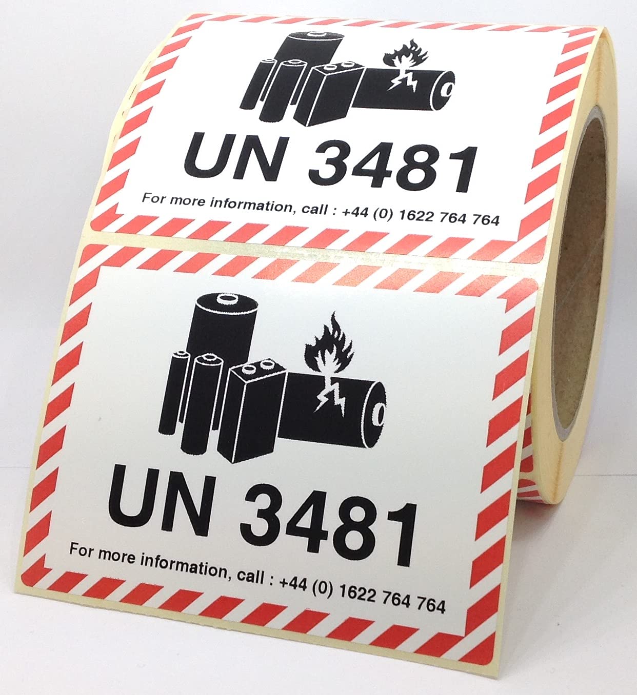 Buy 250 X IATA Compliant UN 3481 Lithium Ion Battery Hazard Labels buy-250-x-iata-compliant-un-3481-lithium-ion-battery-hazard-labels